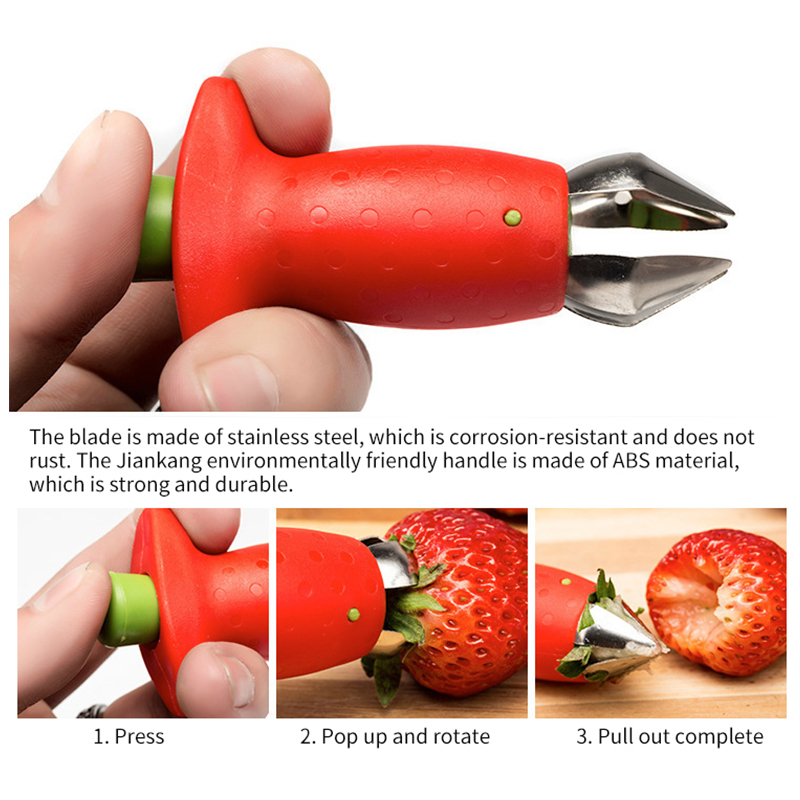 Kitchen Strawberry Peel Remover Stainless Steel Fr... – Grandado