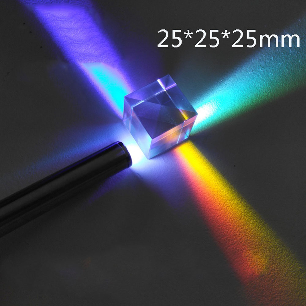 Optical Glass X-cube Dichroic Prism 25mm Light Cub... – Grandado