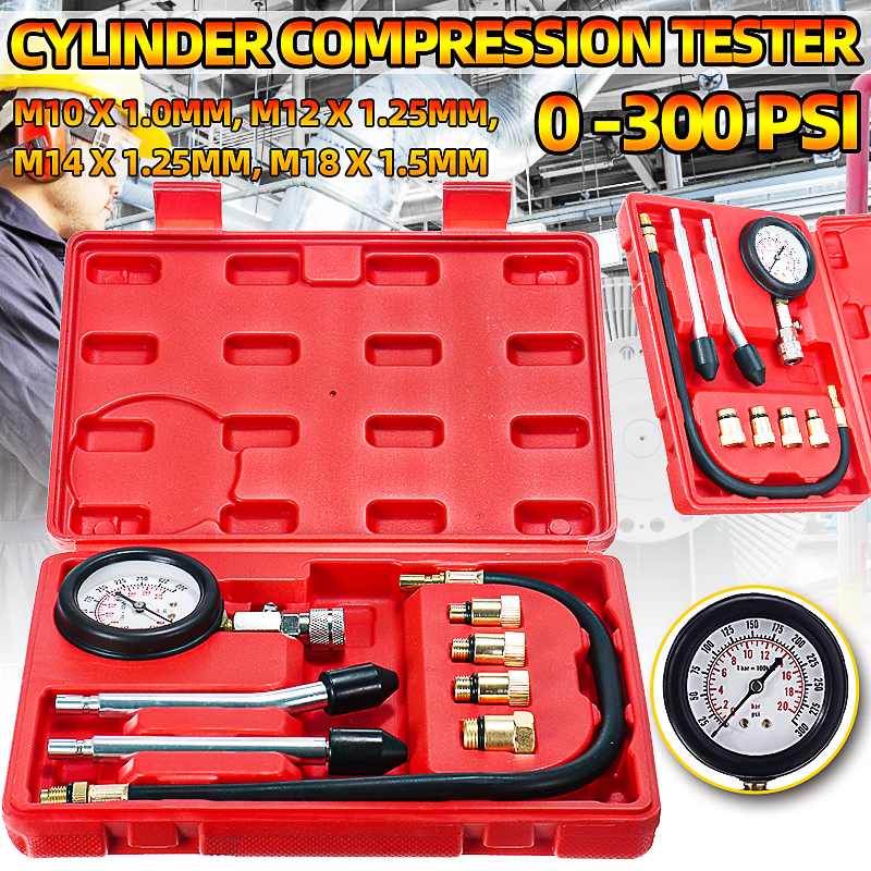 Compressie Tester Manometer Tester Kit Motor Auto ... – Vicedeal
