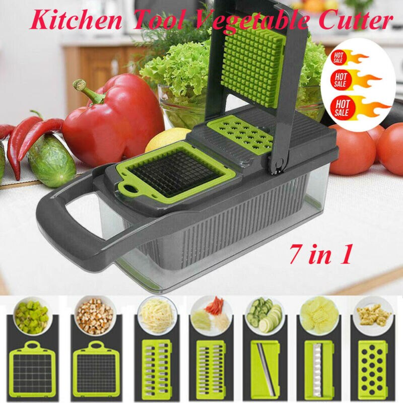 7 In 1 Gemüse Obst Cutter Lebensmittel Salat Schäl... – Vicedeal