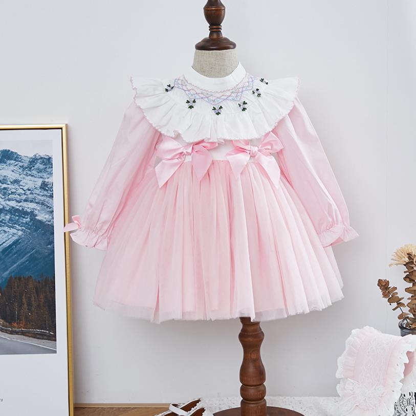 Spring Autumn Spanish Vintage Ball Gown Bow Embroi... – Grandado