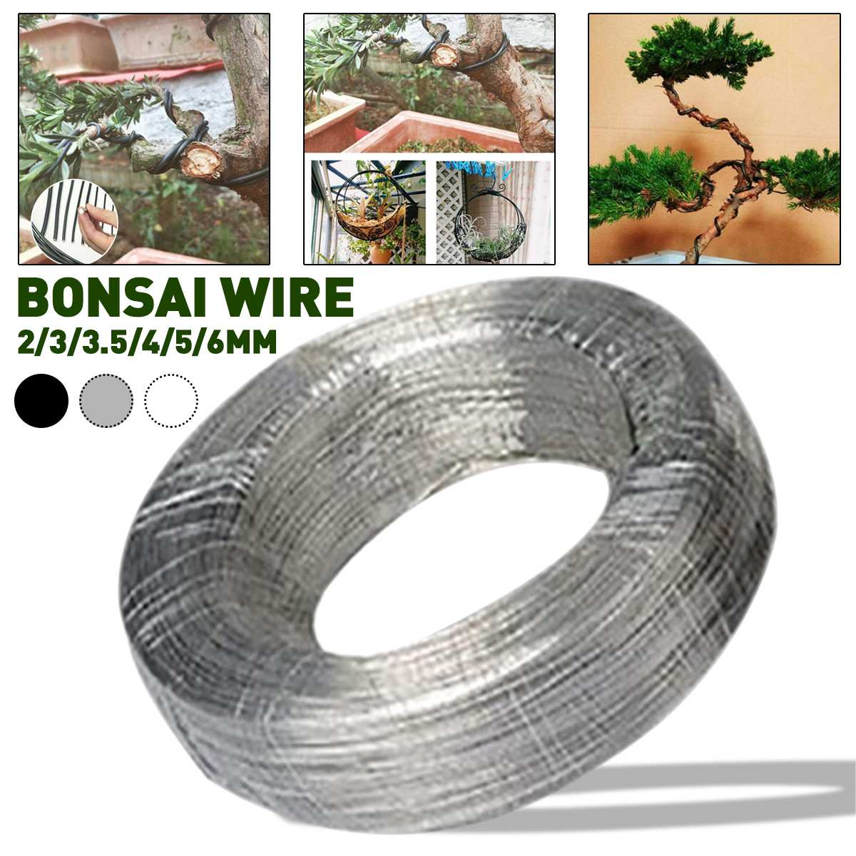1 Roll Metal Aluminum Wire Bonsai Modeling Materia... – Grandado