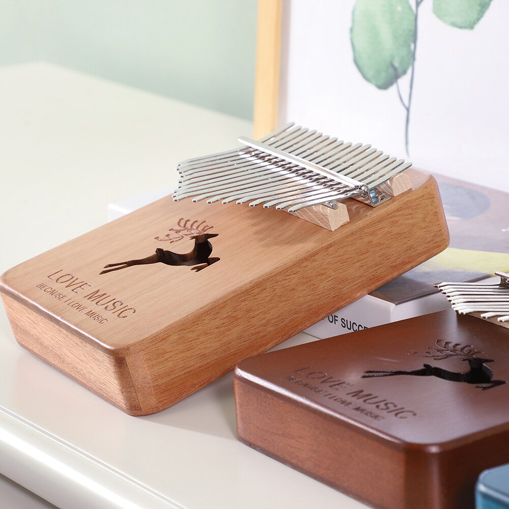 Kalimba 17 key Finger Thumb Piano Mbira Music Box ... – Vicedeal