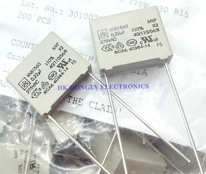20PCS KNB1560 MKP X2 0.22UF 224 220NF 275V 10% P=1... – Grandado