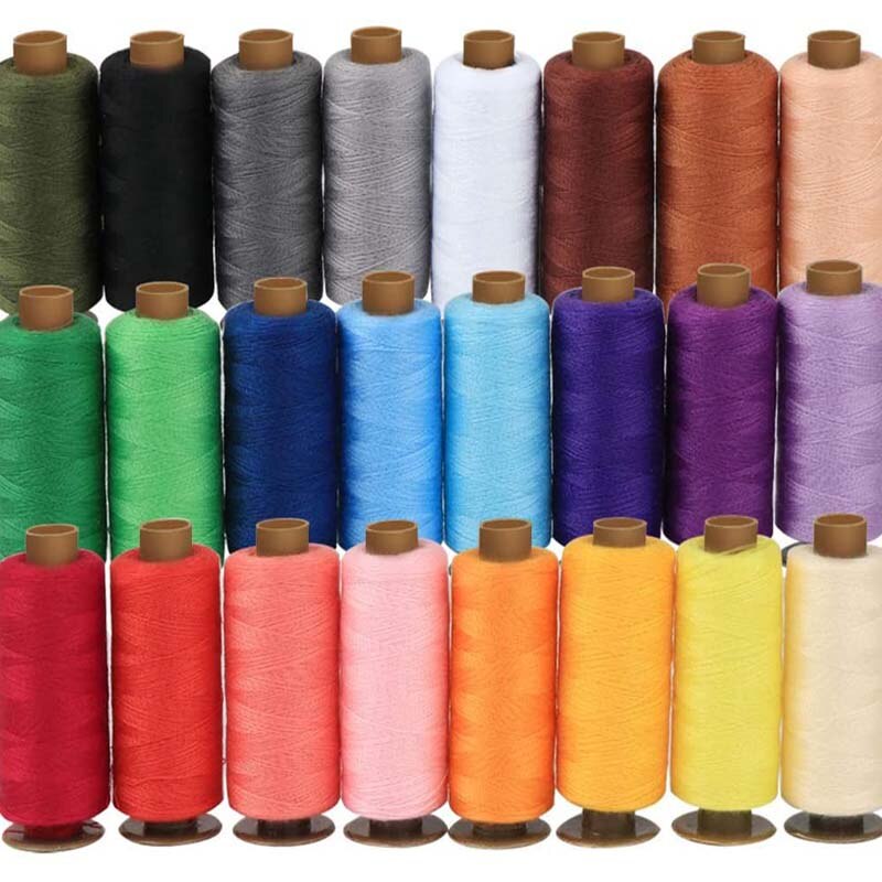 24Pcs Mixed Colors 100% Polyester Yarn Sewing Thre... – Grandado