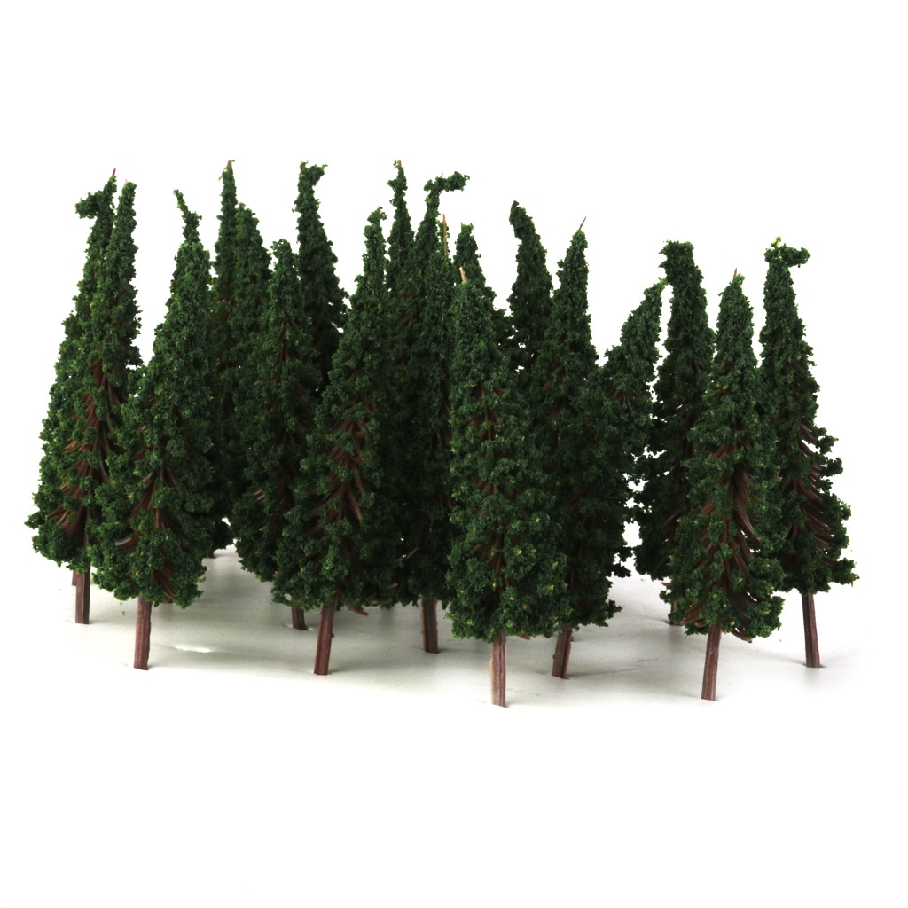 150 HO Scale Cedar Model Trees Train Railway Diora... – Grandado