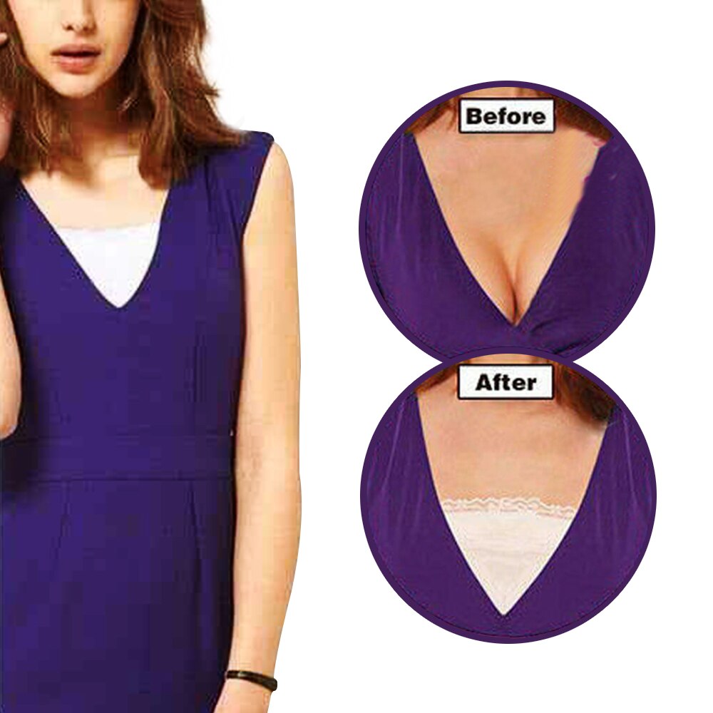 Anti Peep Invisible Bra 3Pcs Traceless Corset Lace... – Vicedeal