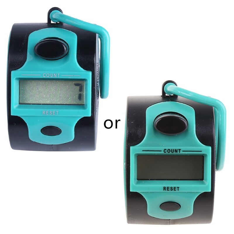 Digital Hand Tally Counter 5 Digit Manual Press Cl... – Vicedeal