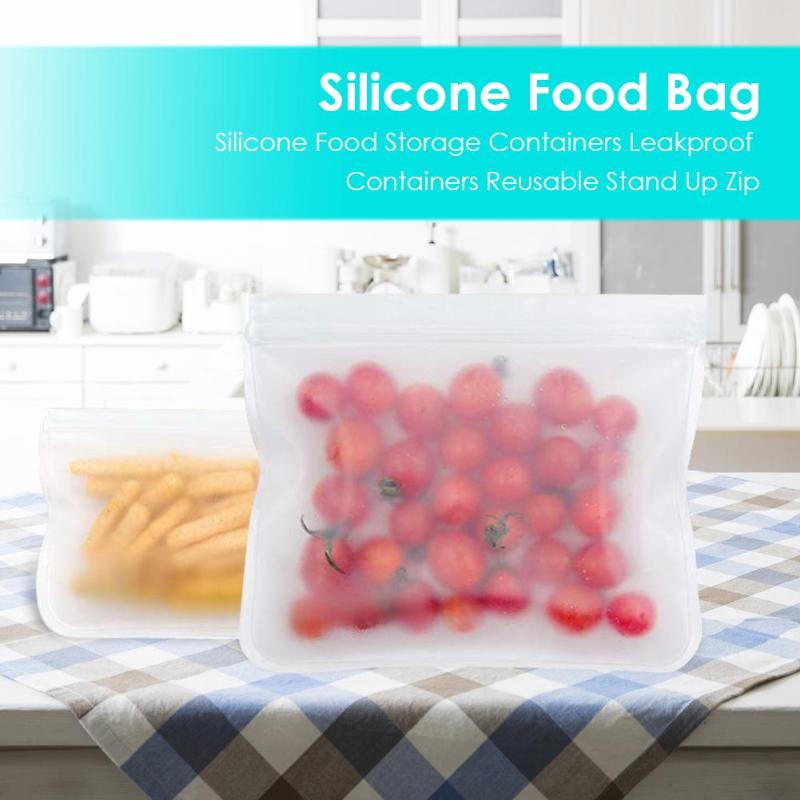 10PCS Portable PEVA Food Storage Bag Reusable Free... – Grandado