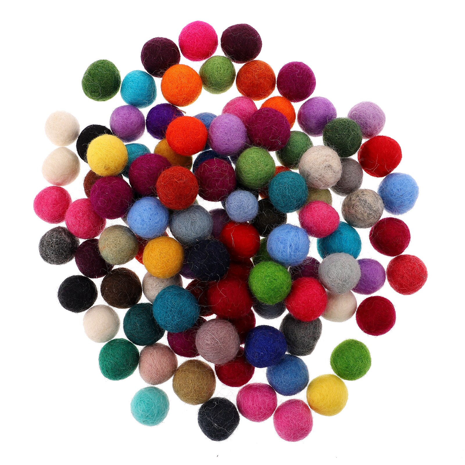 100Pcs Diy Wolvilt Ballen Vilt Ballen Kleding Deco... – Vicedeal