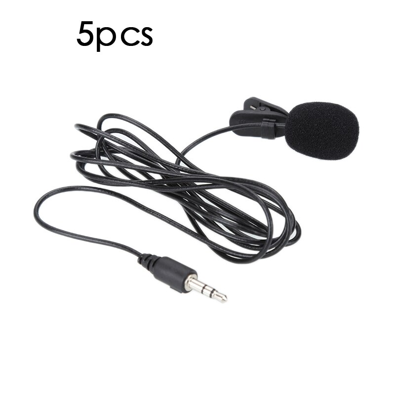 10pcs Lavalier Lapel Microphone 3.5mm Jack Clip-on... – Grandado