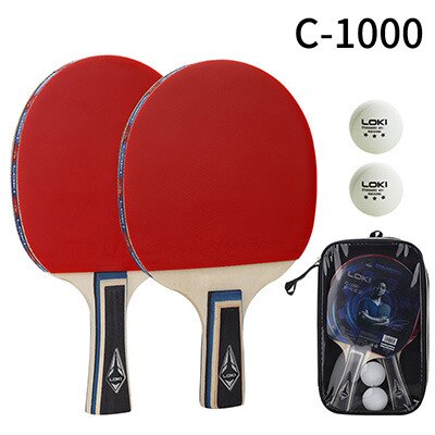 Loki C1000 Ping Pong Racket Set of 2 Pc Table Tenn... – Vicedeal