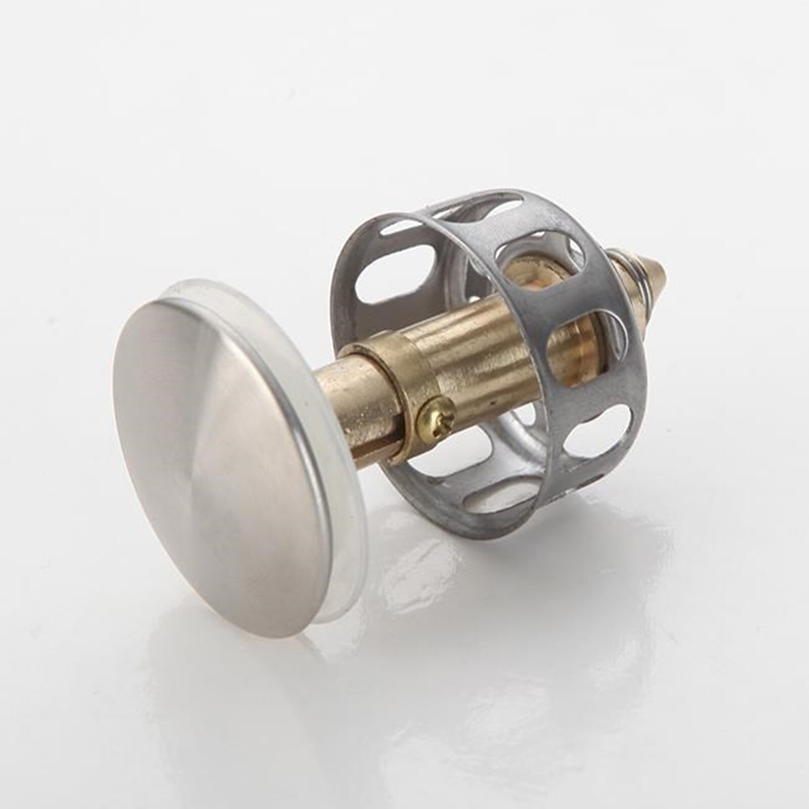 Bathroom Basin Sink Pop Up Drain Zinc Alloy Slotte... – Grandado