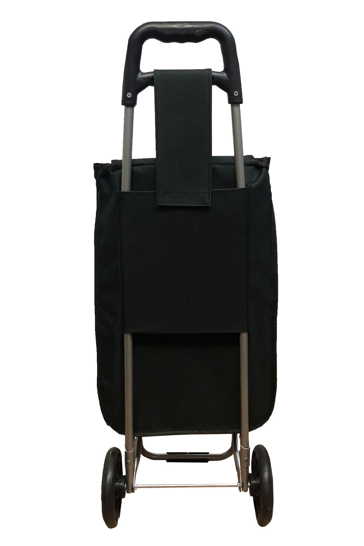 Black Bag Market Cart Folding Shopping Trolley – Grandado