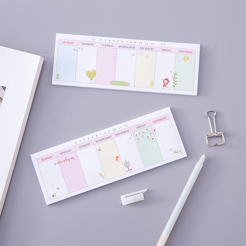 Long week plan N times can tear convenient sticker... – Grandado