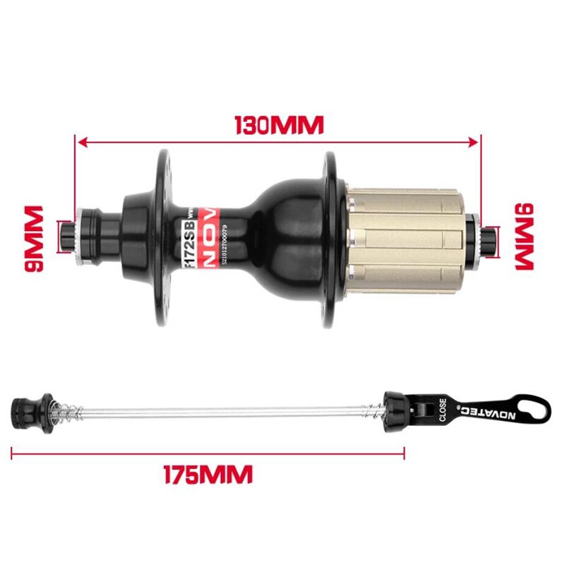 Novatec road bicycle hub 171/172 original genuine ... – Vicedeal
