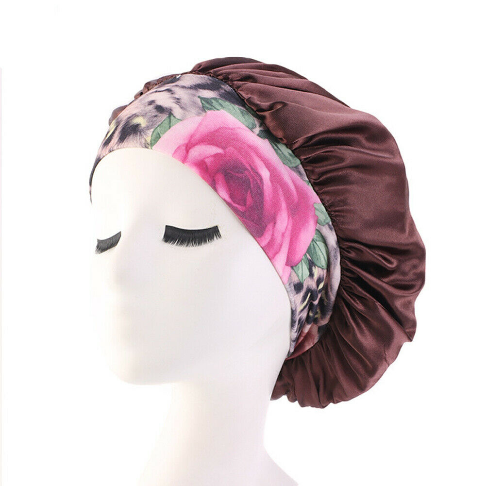 Women Satin Evening Beauty Salon Sleep Cap Cap Hat... – Grandado