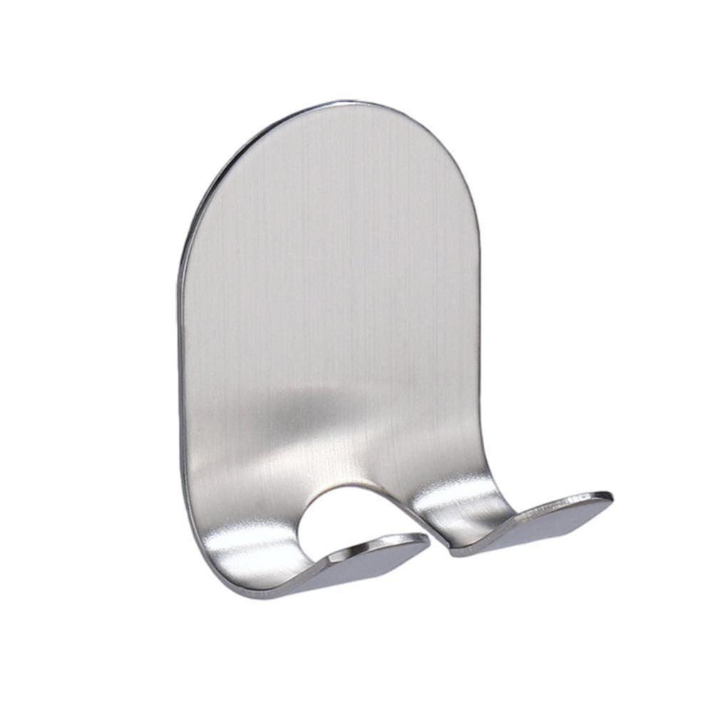 Stainless steel punch-free sticky hook strong plug... – Grandado