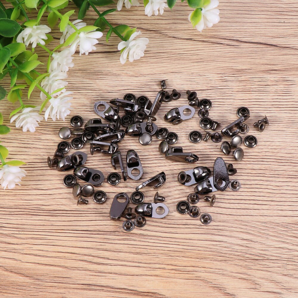 20 Set of Shoe Grommets Solid Utility Metal Effect... – Grandado