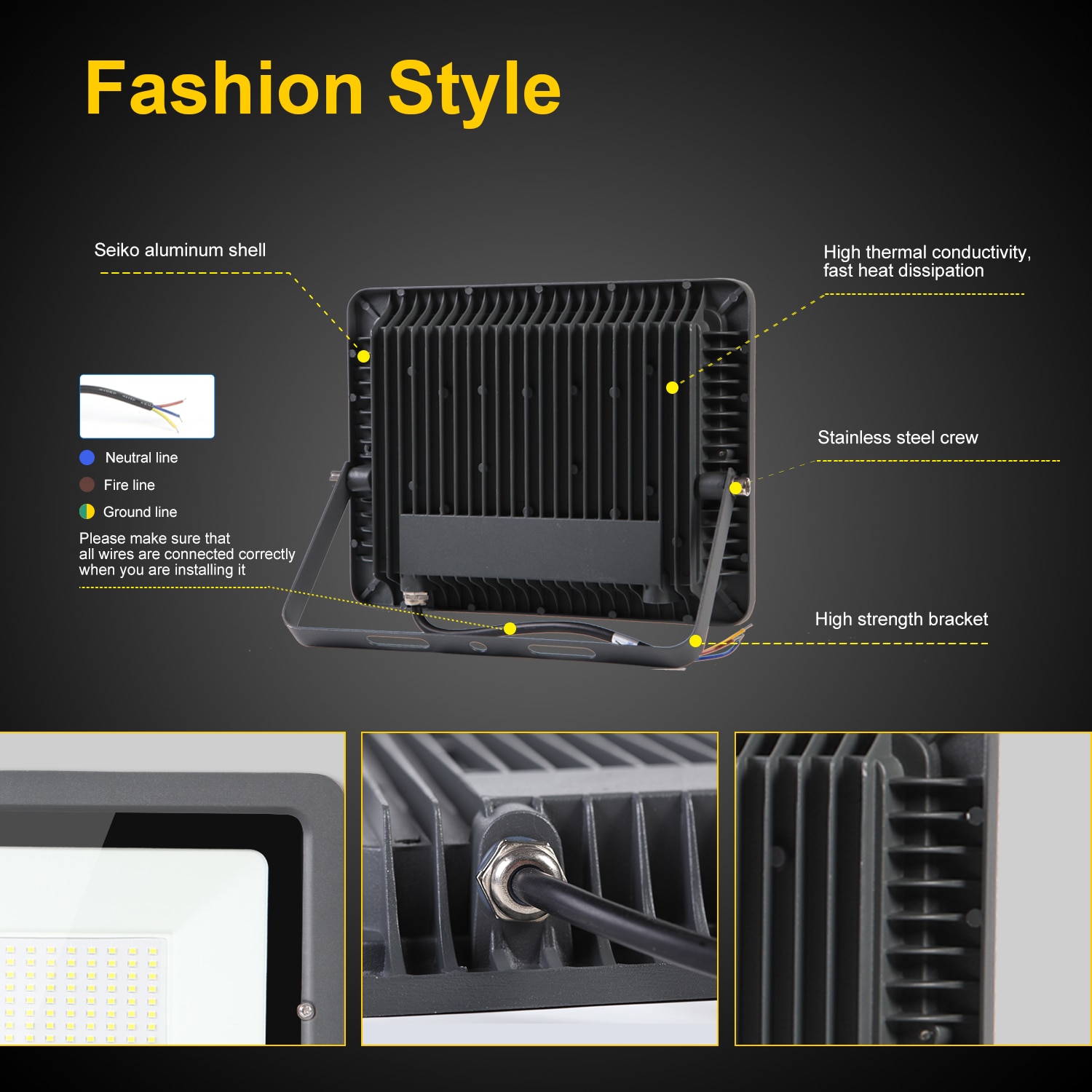 Led Schijnwerper Pir Motion Sensor Led Overstromin... – Vicedeal