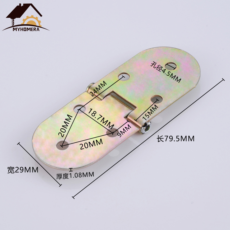 Myhomera 2Pcs Table Flap Hinge Hidden Furniture Fo... – Grandado