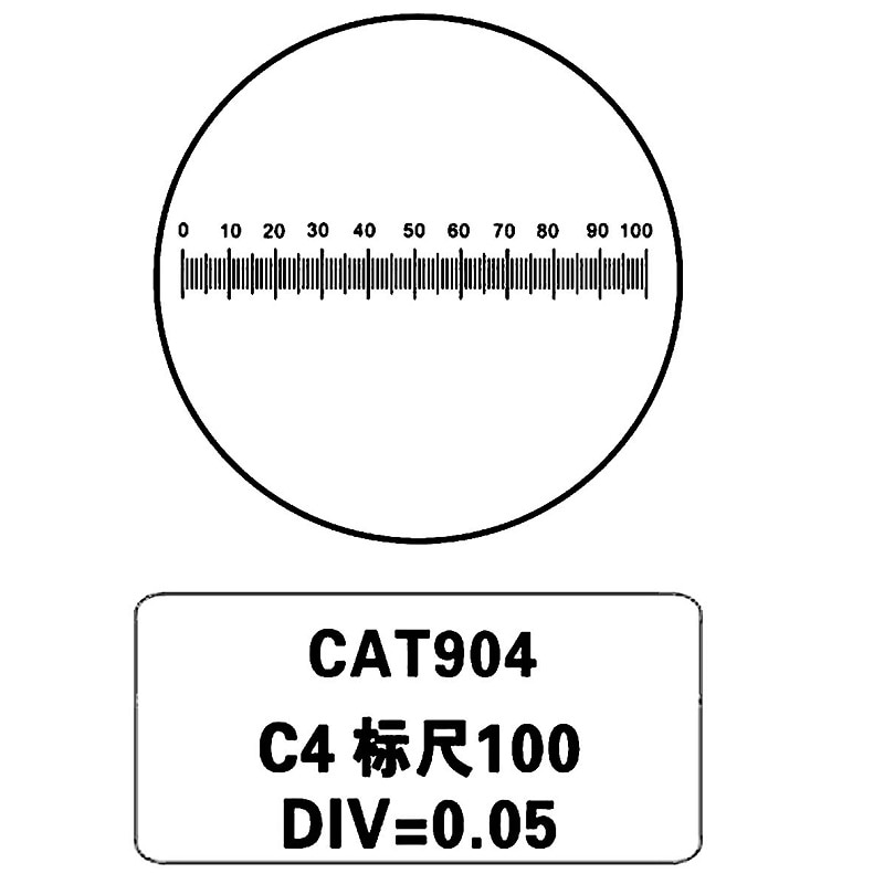 DIV 0.05 mm Eyepiece Micrometer for Biological Mic... – Vicedeal
