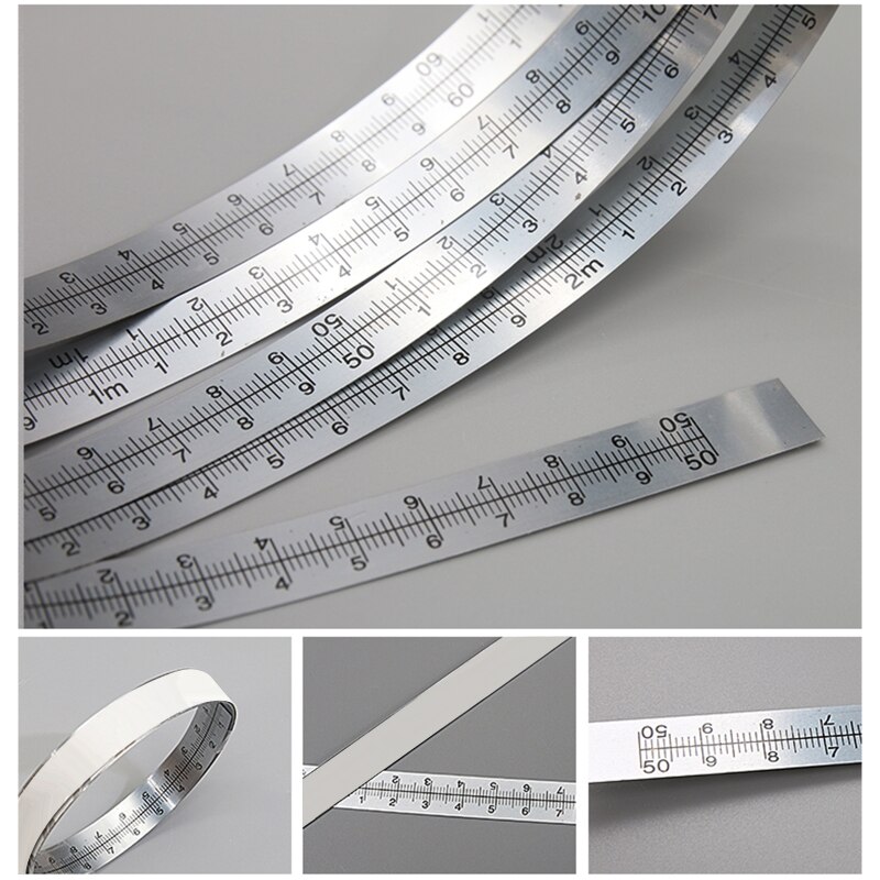 0.6/1/1.5/2.5m Stainless Steel Miter Track Tape Me... – Grandado