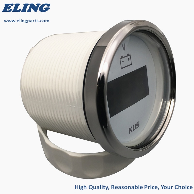 KUS 2" Marine Auto Digital Voltage Gauge 9-32V Boa... – Grandado