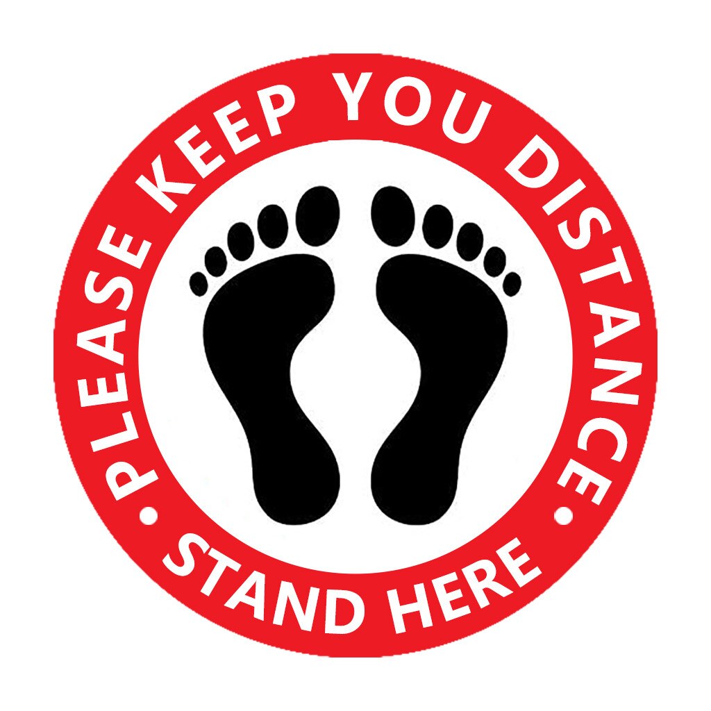 Ground sign Isolated label Please practice Wait Di... – Vicedeal