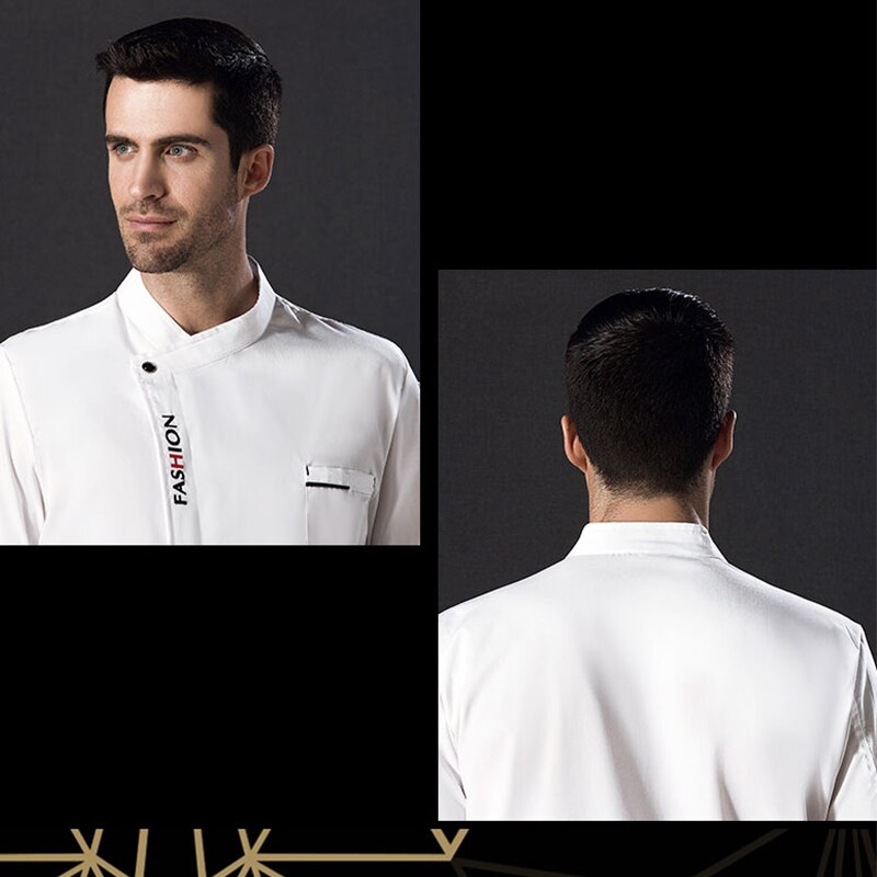 Restaurant Kitchen Man Woman Short Sleeve Chef Jac... – Grandado