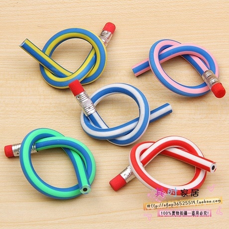 100 pcs 50 pcs 10 pcs Soft Flexible Bendy Pencils ... – Grandado