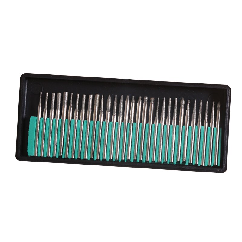 30 Pcs/set Diamond Point Burr Bits Drill Head Drem... – Grandado