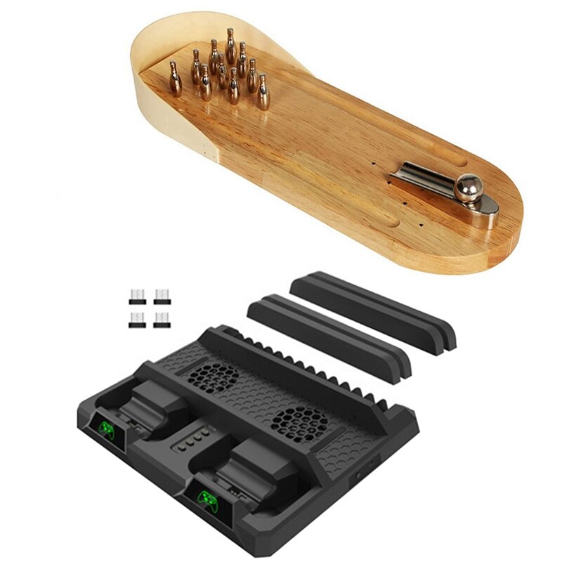 Vertical Stand with Cooling Fan Dual Controller Ch... – Grandado