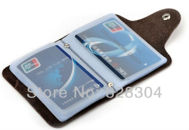 leather Business ID Credit Card Holder Card case – Vicedeal