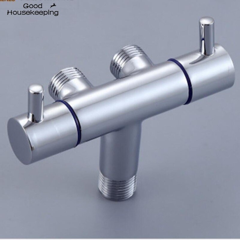 Brass Chrome Double Head Dual Use Bibcock, Cold Ta... – Grandado