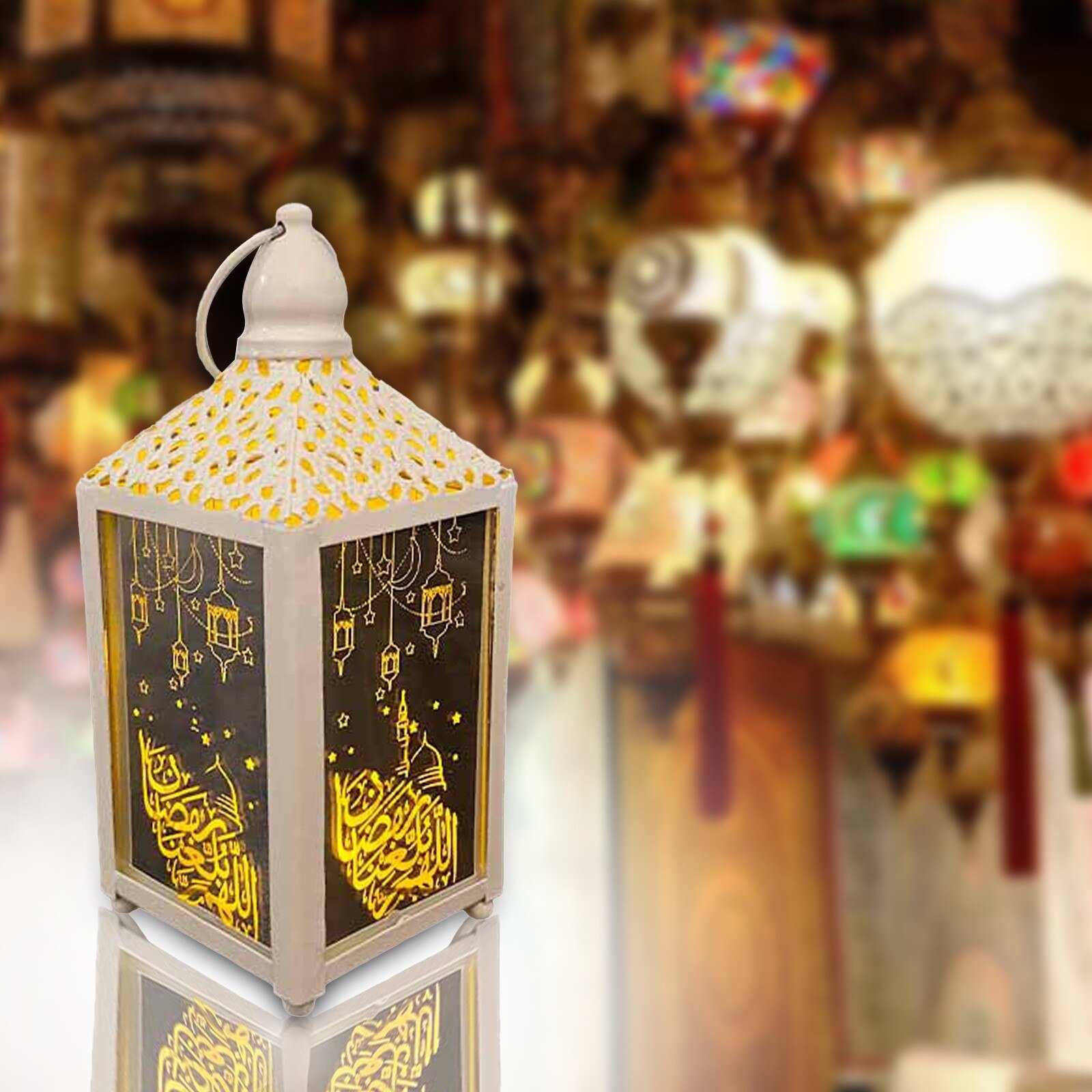 Ramadan Lantern LED Hanging Lanterns Ramadan Decor... – Grandado