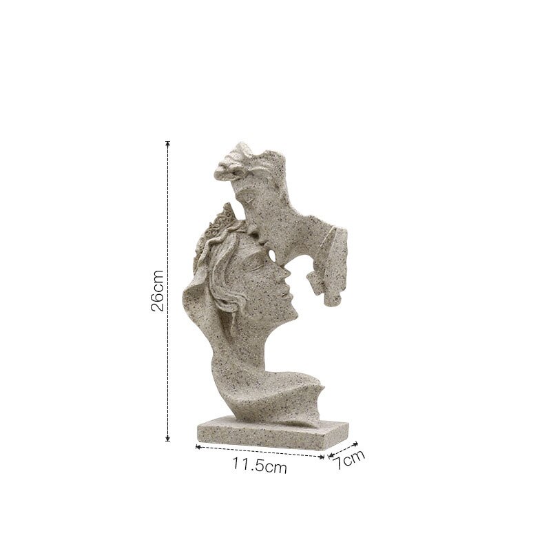 Resin Sculpture Nordic Home Decoration Character S... – Grandado