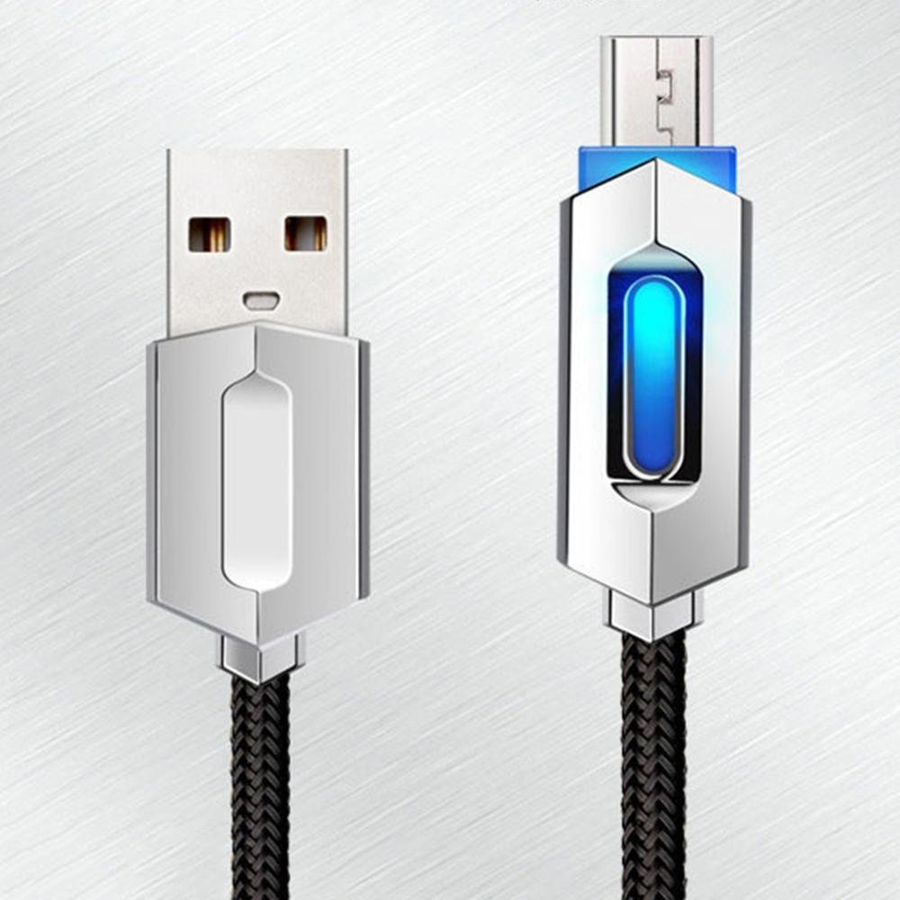 1 Meters LED USB Charger Cable Nylon Braided Cable... – Grandado