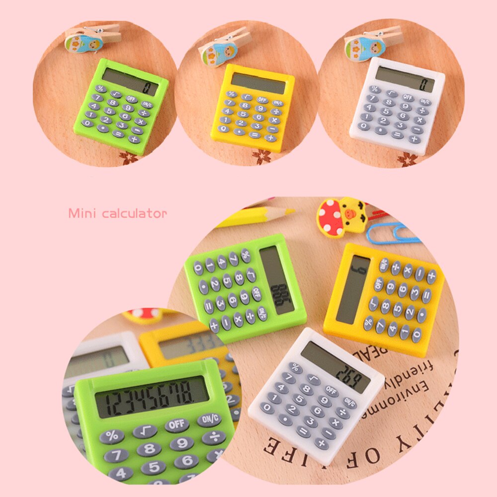 Mini Rekenmachine 8-Cijferig Display Zakformaat Ca... – Grandado