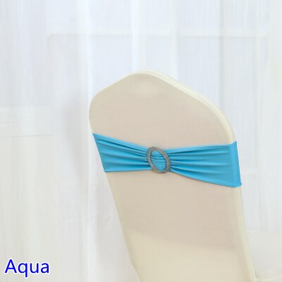 Aqua farve spandex stole karm med skinnende runde ... – Grandado