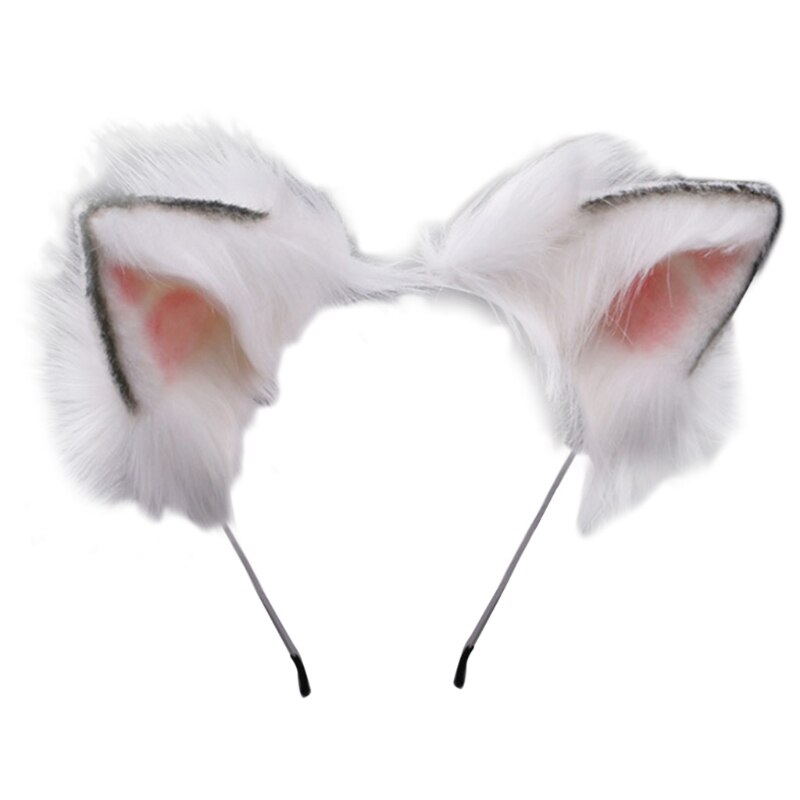 Popular Furry Bendable Cat Ears Headband Cute Flur... – Grandado