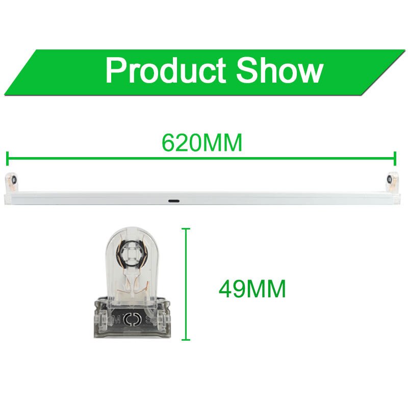 1~10pcs LED T8 Tube Bracket For 2Ft 60cm 600mm Flu... – Vicedeal