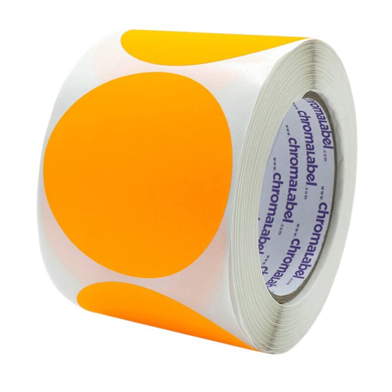 3.8cm/5cm Circle Sealing Stickers Fluorescent Colo... – Vicedeal