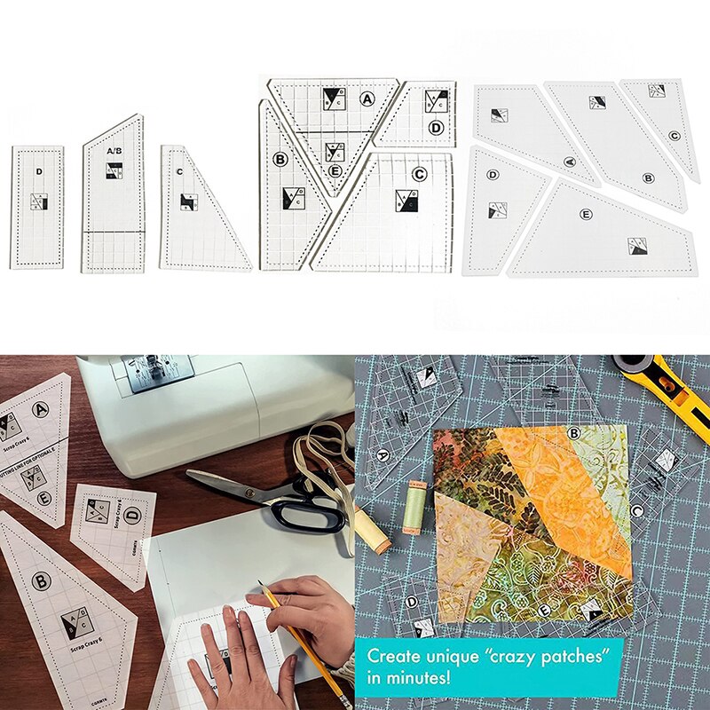 Patchwork Liniaal Kit Diy Snijden Quilten Quilter ... – Vicedeal