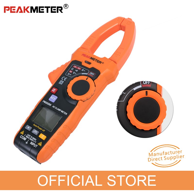 PEAKMETER PM2028S Smart 6000 counts Digital Clamp ... – Vicedeal