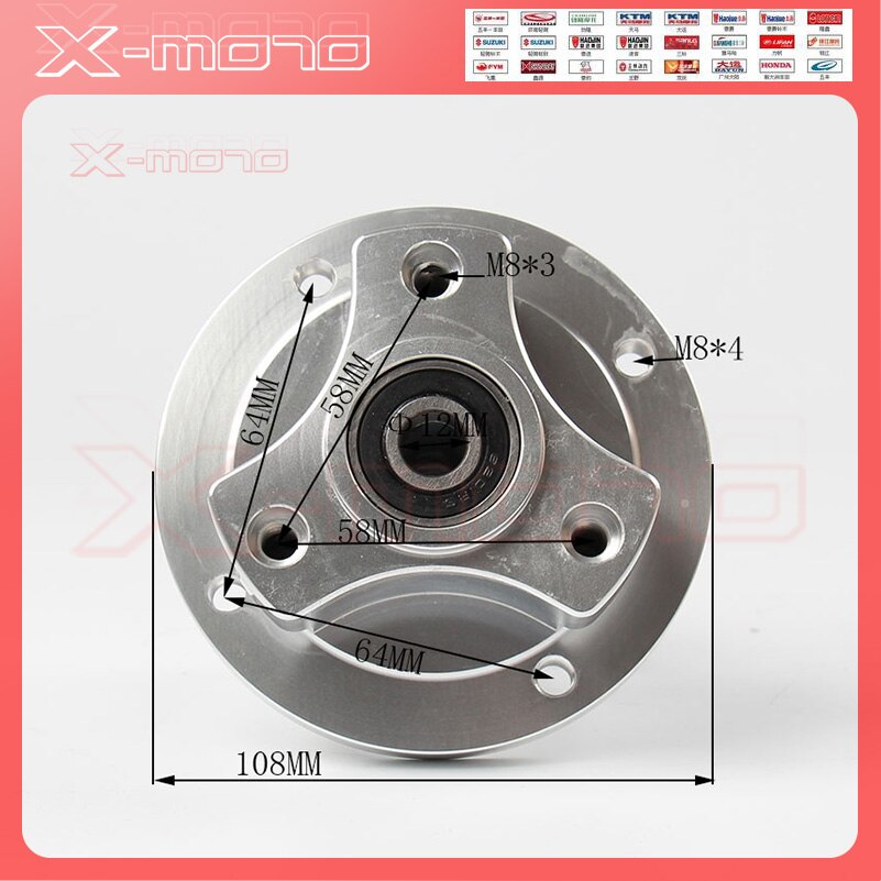 CNC Alloy CNC Aluminum Monkey Bike Front Wheel Rim... – Grandado
