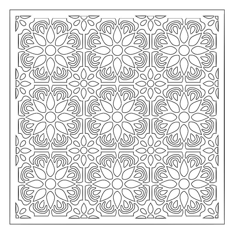 Scene Decoration Plastic Stencil For DIY Scrapbook... – Vicedeal