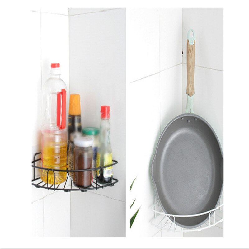 Metal Triangle Wall-mounted Storage Shelves Punchi... – Grandado