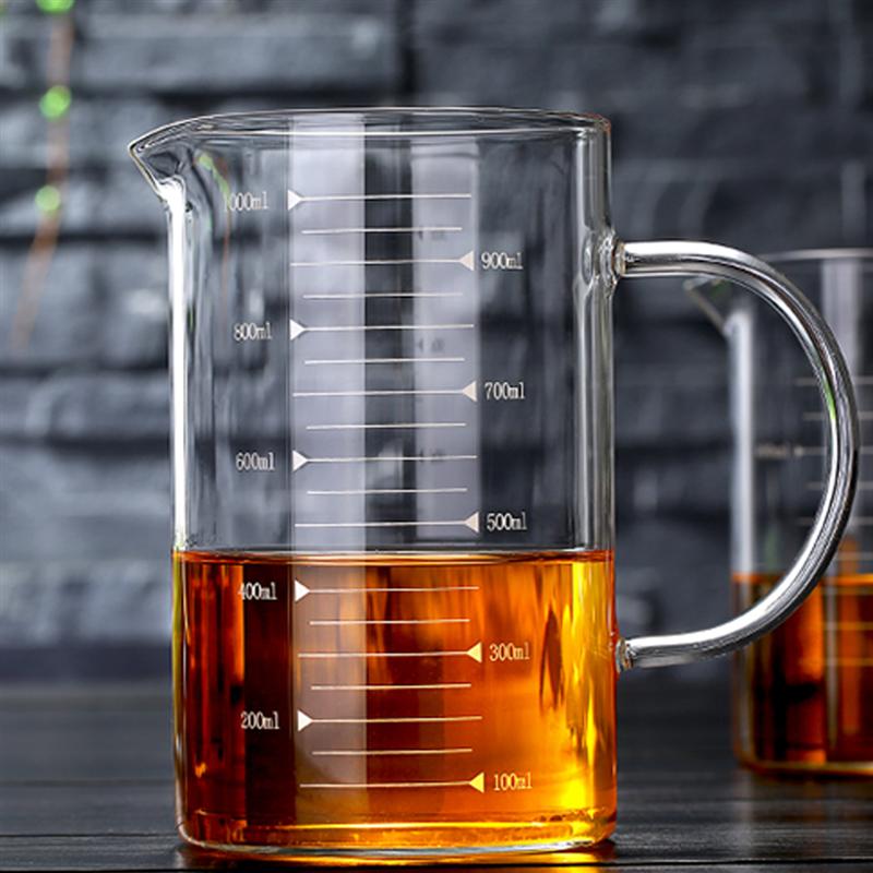 Taza medidora de vidrio de borosilicato, resistent... – Grandado