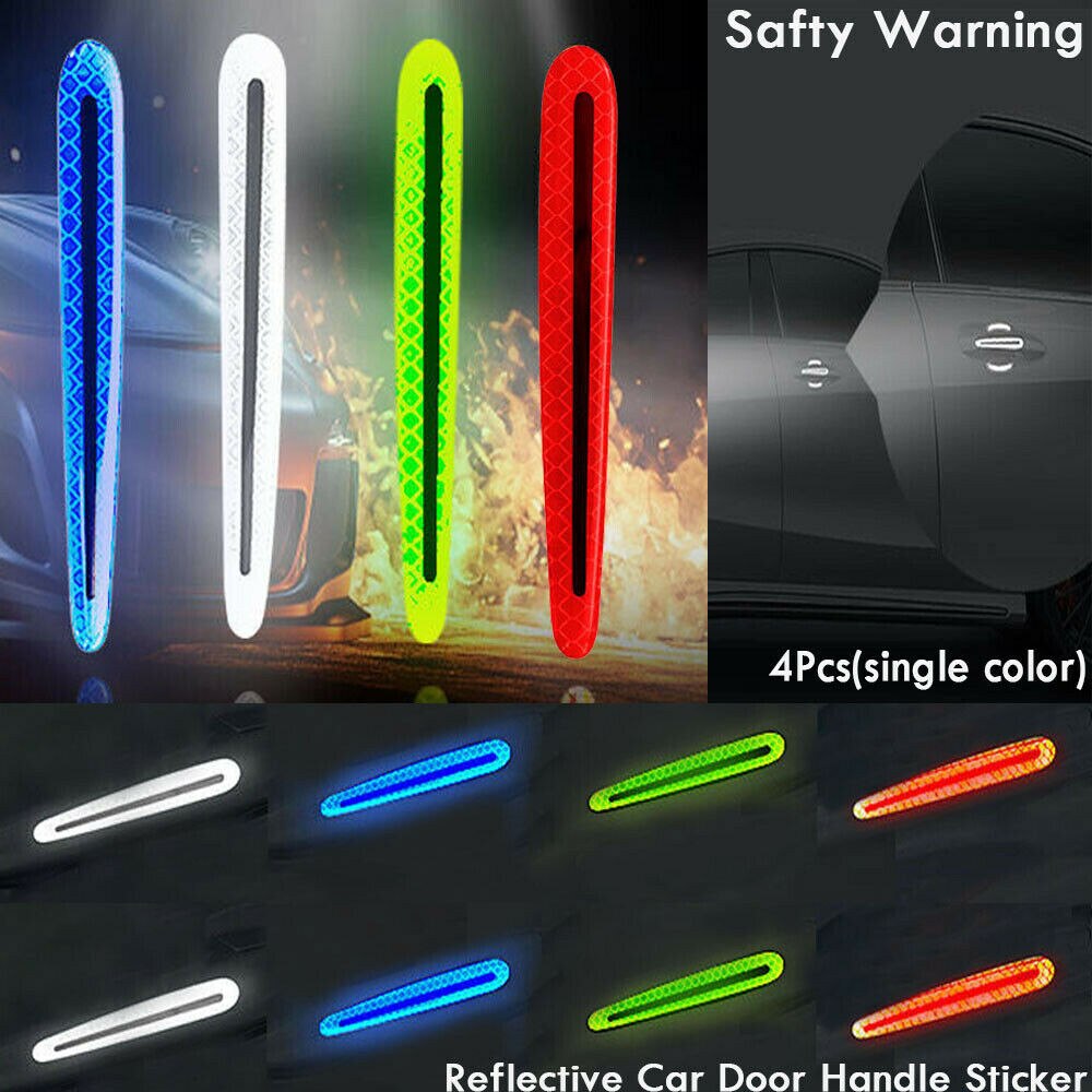 4pcs Set Reflective Stickers Distance Night Safety... – Grandado